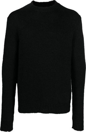Jil Sander Pull Col Rond - Noir