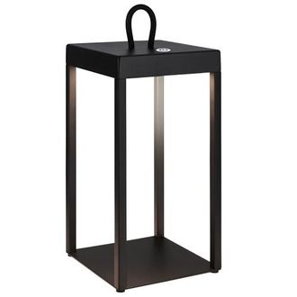 Briloner LED Tischlampe kabellos mit Touch, dimmbar in Stufen, Akku & Lichtquelle tauschbar, IP44, Warmwei&szlig;es Licht, LED Laterne, Tragbare Dekolampe, Lampe, Te