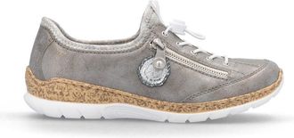 Rieker Damen N4263 Slipper Grau 36