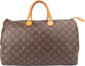 Louis Vuitton Crossbody Bags - Louis Vuitton Canvas Monogram Speedy 40 Handbag - Gr. unisize - in Braun - für Damen