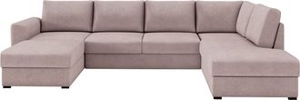 Mirjan24 Ecksofa Wilma Premium, 2 Bettkasten und Schlaffunktion, Eckcouch Polsterecke Sofa Couch Couchgarnitur Schlafsofa Bettsofa (Zoya 03, Seite: Rechts)