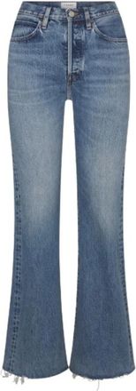 Frame Denim Femme, Jeans, Bleu, Taille: W25 The Lax Wide Flare Jeans