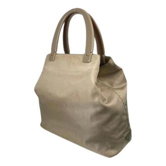 Prada Sac &agrave; main en tissu Pre-owned - Femme - Pre-owned - Beige - Taille: ONE Size