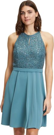 Vera Mont Damen 8637/4514 Kleid, Smoky Teal, 36
