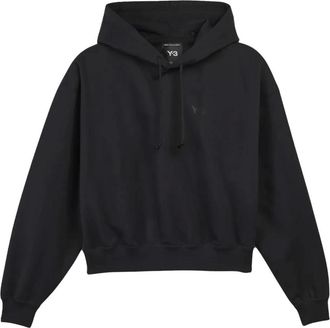 adidas Femme, Sweatshirts et sweats &agrave; capuche, Noir, Taille: 40 FR Y-3 Brushed Terry Boxy Sweat &agrave; capuche