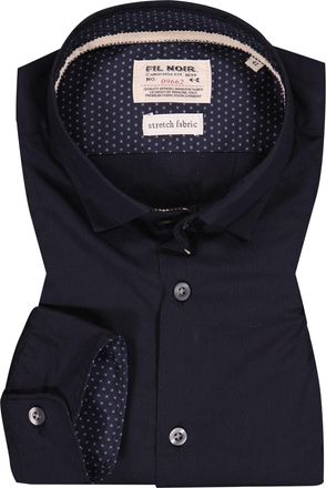 Fil Noir Herren Hemd schwarz