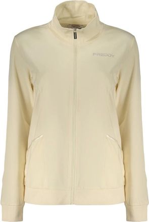 Freddy Femme, Sweatshirts et sweats &agrave; capuche, Beige, Taille: 38 FR SweaT-shirt &agrave; manches longues