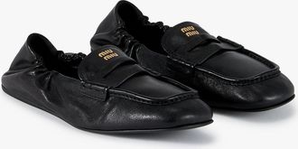 Miu Miu Mocassins en cuir su&eacute;d&eacute;
