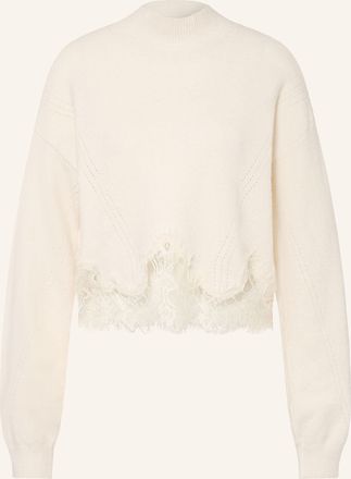 Guess Pullover Hayden Mit Spitze grau