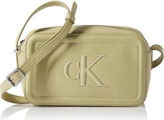 Calvin Klein Raised CK Camera Bag Lv04f3220g, Crossover Femme, Brown (Mint Tea), Taille Unique
