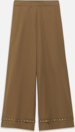 Alchemist Damen vegan Hose Moonflower Straps Dunkles Khaki