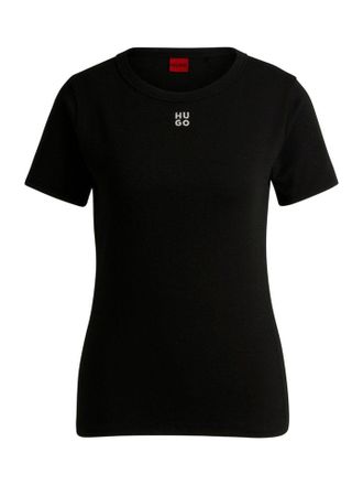HUGO BOSS Kurzarmshirt T-Shirt Deloris - Gerade