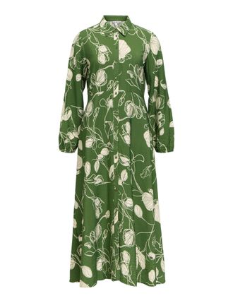 Object Objjacira L/S Long Shirt Dress Noos