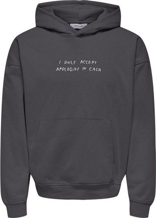 Only & Sons Hoodie loose fit Kängurutasche Kapuze langarm ONSAARON VTG HOODIE SWEAT