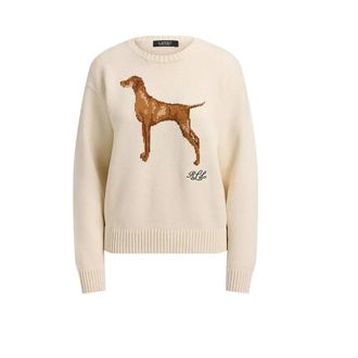 Ralph Lauren Femme, Pulls, Beige, Taille: 36 FR Pullover