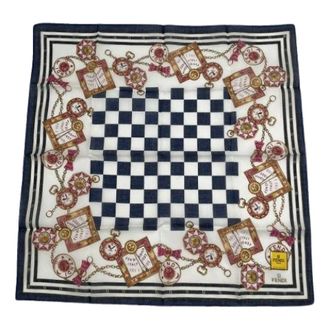 Fendi Foulard en soie vintage Pre-owned - Femme - Pre-owned - Multicolore - Taille: ONE Size