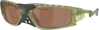 Oakley unisex, Accessoires, Vert, Taille: 61 MM Plantaris Sq Lunettes de soleil