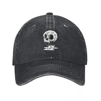 Generic Casquette de Baseball pour Hommes, Squelette Fondant, Casquettes personnalis&eacute;es en Jean r&eacute;tro lav&eacute; pour Femmes, Bonnet de cr&egrave;me Solaire de Cowboy, Cas