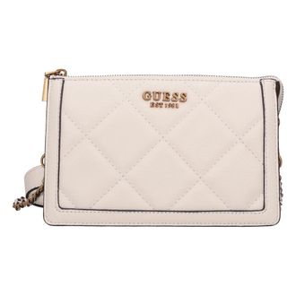 Guess Faux Leather Cross Body Bag - - Bags - Damen - Beige - ONE SIZE