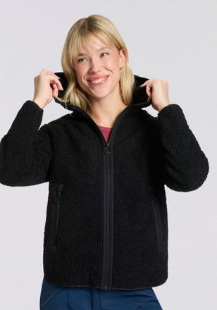 F.lli Campagnolo Kapuzenpl&uuml;schjacke mit Rei&szlig;verschluss, leicht, atmungsaktiv, normale L&auml;nge