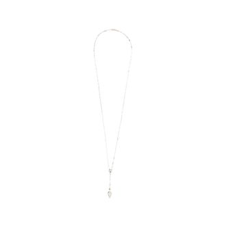 Alexander McQueen Y-Motiv Kristallanh&auml;nger Lagenhalskette - - Accessories - Damen - Gelb - ONE SIZE