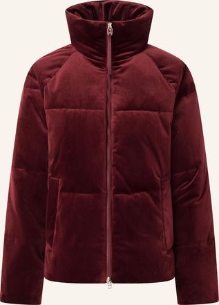Joop Steppjacke Oana Aus Samt rot