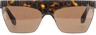 Alaia Croco-effect sunglasses Woman One Size