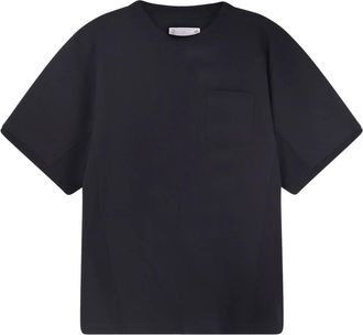 sacai Homme, Tops, Noir, Taille: XL Cotton T-Shirt
