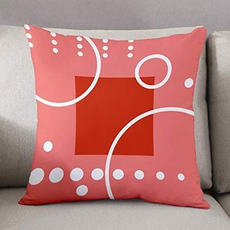 Bonamaison Le Jardin du Lin Zierkissenhüllen, Mehrfarbig, 45x45