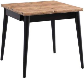 Asir Group LLC Asir Group Llc - Table extensible 80-160 cm en panneaux m&eacute;lamin&eacute;s - Hauteur 75 cm - 4 places - Design moderne pour repas en famille ou entre amis