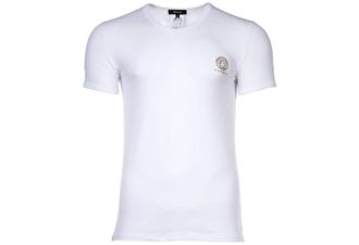 Versace T-Shirt Herren T-Shirt 1er Pack Baumwolle (Packung, 1er Pack)