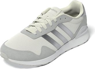 adidas Femme Run 60s 4.0 Shoes, Chalk White/Silver met./Grey Two, 39 1/3 EU