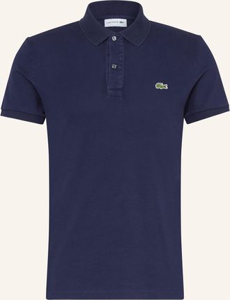 Lacoste Piqu&eacute;-Poloshirt Slim Fit blau