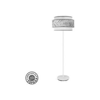 Fabrilamp Fabrilamp - l&aacute;mpara de pie sal&oacute;n 3p Camerun 1xe27 Blanco/gris 40d