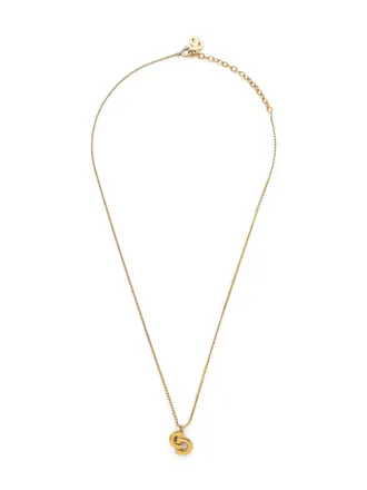 Dior collier à pendentif CD (années 2000)