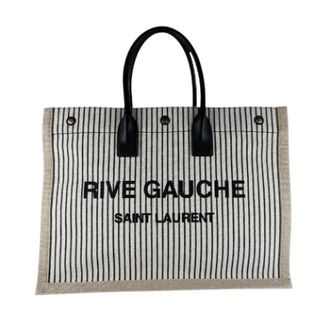 Saint Laurent Pre-owned Vintage Canvas Tote Bag - - Pre-owned - Damen - Beige - ONE SIZE