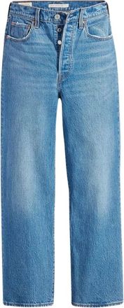 Levi's Femme, Jeans, Bleu, Taille: W28 Jean Droit Chevilles Ribcage