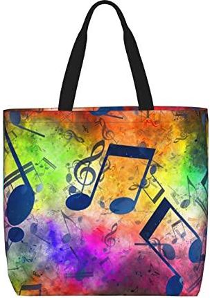 Generic Sac Fourre-Tout Musique Rock Et Hip-Hop Sac &Agrave; Dos Pliable Avec Poign&eacute;es Sacs En Toile &Eacute;paule, Pour &Eacute;cole, Voyage, Burea, Shopping