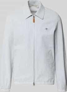 GANT Jacke mit Zweiwege-Rei&szlig;verschluss und Label-Stitching