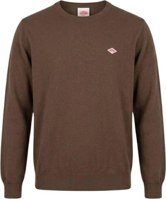 Danton Homme, Sweatshirts et sweats &agrave; capuche, Beige, Taille: XL YSD Pull ras du cou