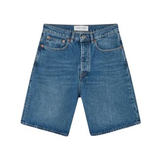 Sams&oslash;e & Sams&oslash;e Femme, Shorts, Bleu, Taille: W25 Shorts en Denim Coupe Large 100% Coton