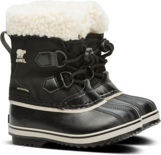 Sorel KIDS YOOT PAC NYLON WATERPROOF Schneestiefel f&uuml;r Unisex Baby, Schwarz (Black) - Children, 25 EU