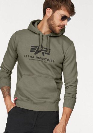 Alpha Industries Kapuzensweatshirt Basic Hoody Baumwollmischung, regular fit