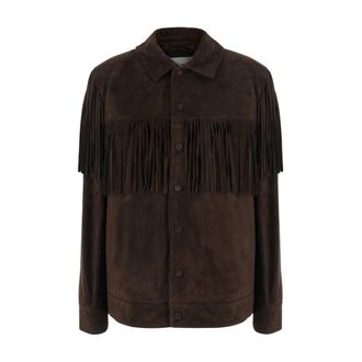 Frame Denim Wildleder Rodeo Jacke - - Jackets - Damen - Braun - M