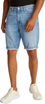 Calvin Klein Herren Jeans Shorts Regular Knielang, Blau (Denim Medium), 28W