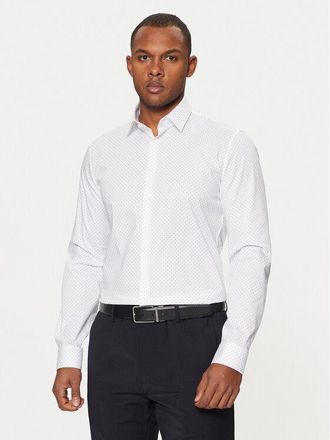 Calvin Klein Hemd K10K113846 Weiß Slim Fit