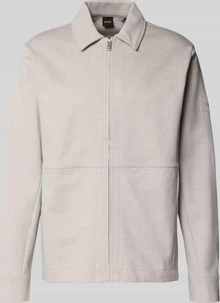 Boss Orange by Hugo Boss Regular Fit Sweatjacke aus Baumwoll-Mix Modell PE_TWIST