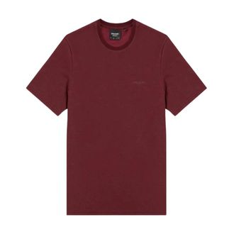 Lyle & Scott Homme, Tops, Rouge, Taille: S T-Shirt &agrave; Manches Courtes et Col Rond