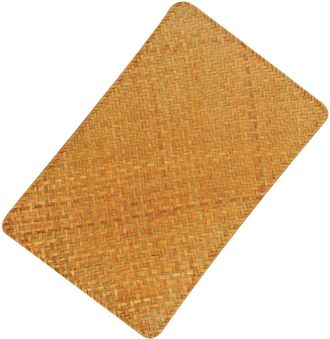 BESPORTBLE Gewebtes Tischset Aus Seegras Hitzebeständig Und Kratzschützend Hellorange 45x30cm Tischunterlage Für Küche Und Esszimmer