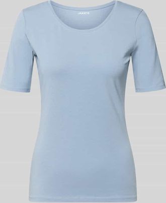 Jake*s Casual Slim Fit T-Shirt aus reiner Baumwolle